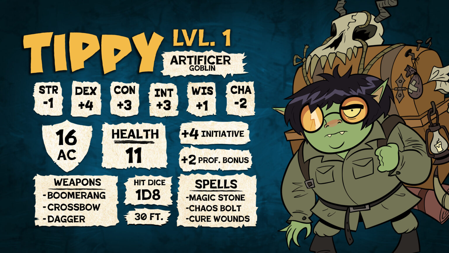 Meet Tippy, SAGAS OF SUNDRY: GOBLIN MODE's Goblin Artificer - Geek&Sundry