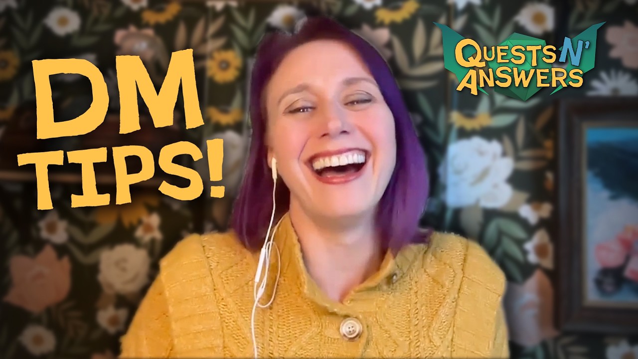 How To Be a Better Dungeon Master (w/ Amy Vorpahl) | Quests N’ Answers - Geek&Sundry